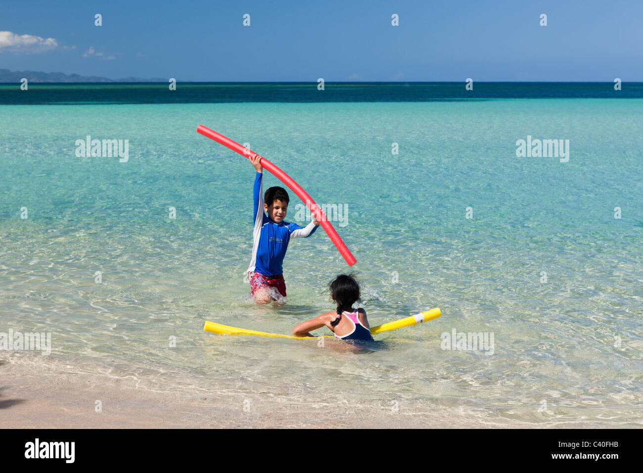 Impressions of Ensenada Beach, Punta Rucia, Dominican Republic Stock ...