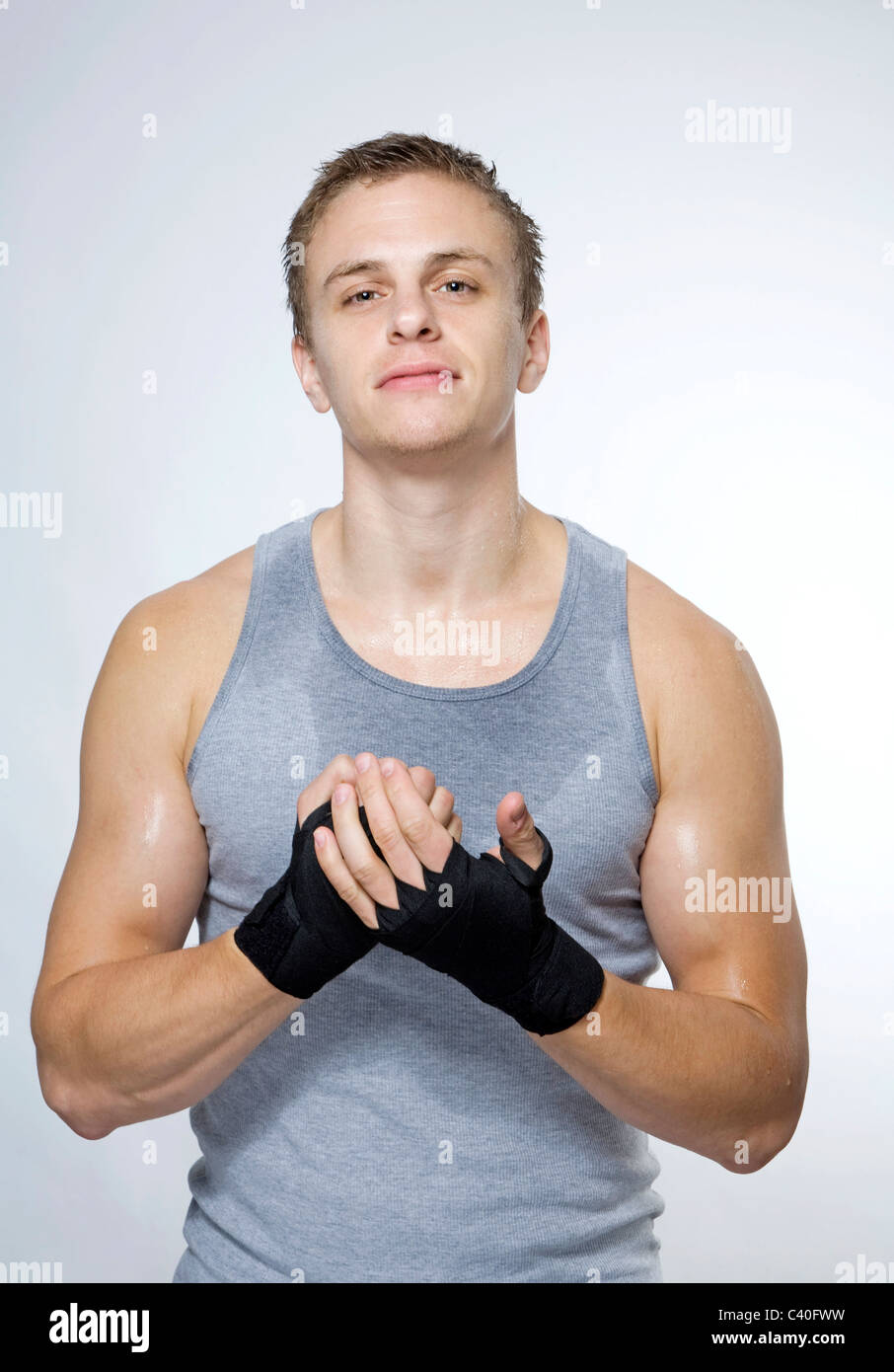 Beautiful boxer handsome trainer hi-res stock photography and images ...