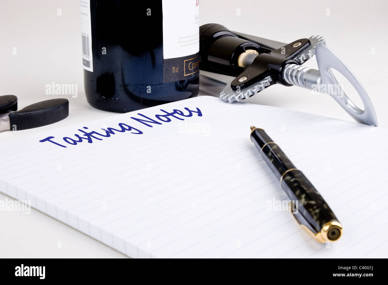 Tasting notes hi-res stock photography and images - Alamy