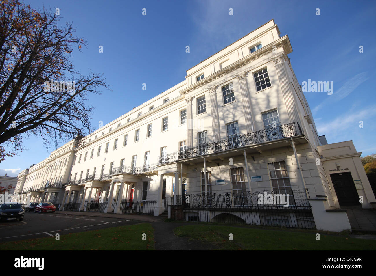 Royal Leamington Spa Georgian neoclassical regency architecture Stock ...
