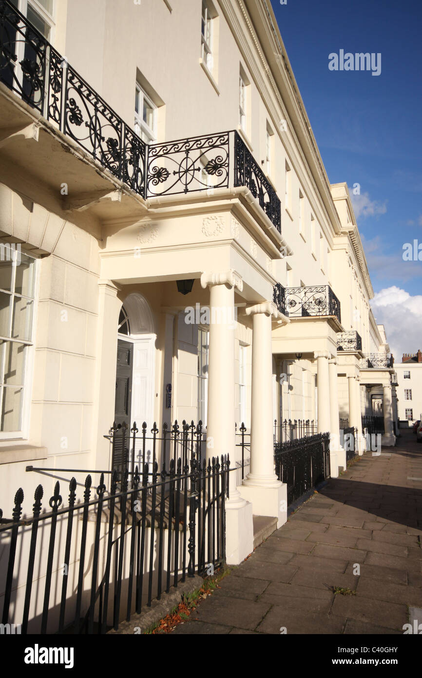 Royal Leamington Spa Georgian neoclassical regency architecture Stock ...
