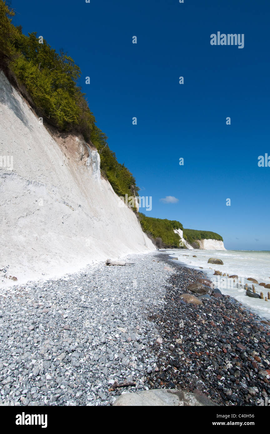 Chalkcliffs of National Park Jasmund. Germany, Mecklenburg-Pommeria ...