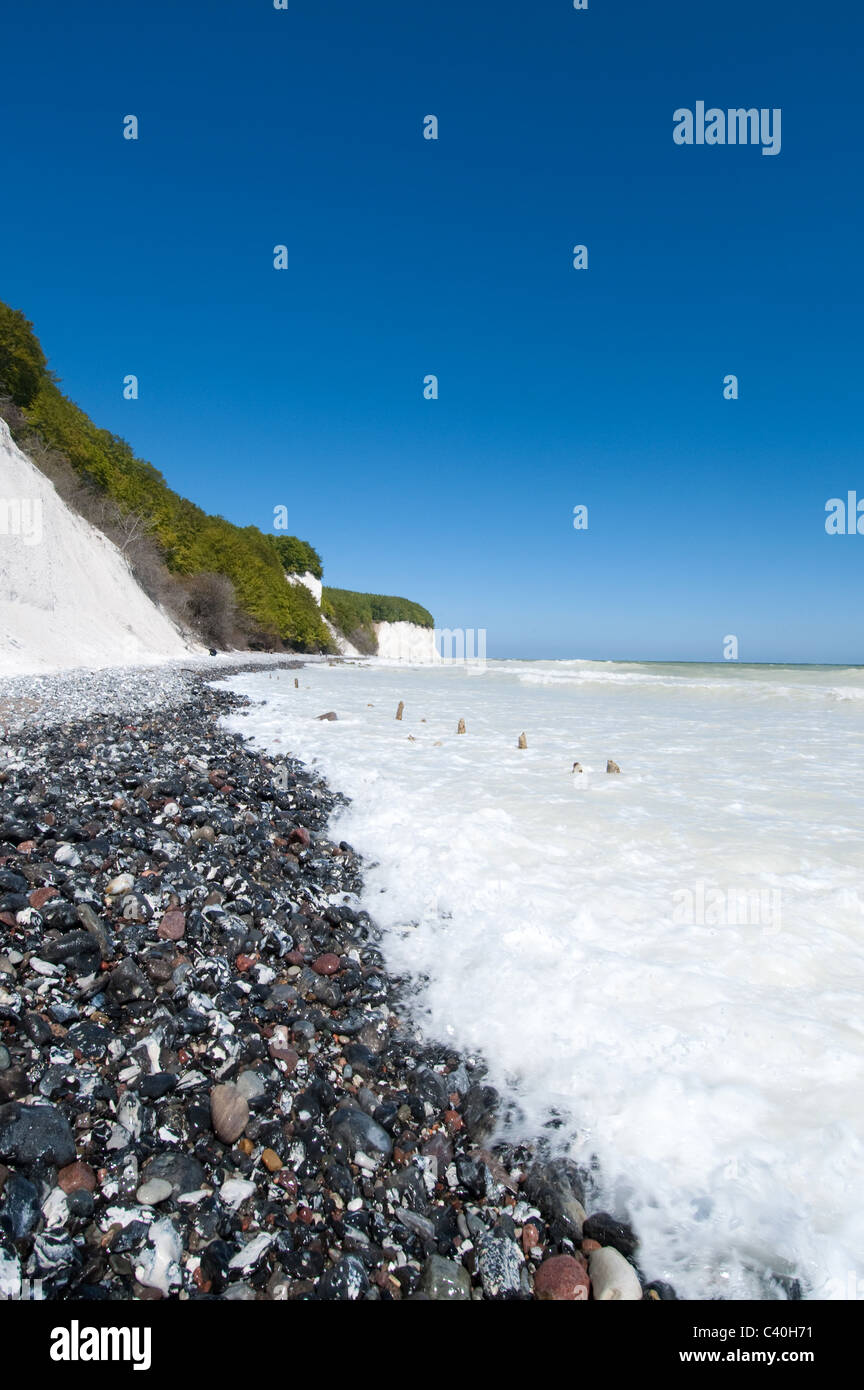 Chalkcliffs of National Park Jasmund. Germany, Mecklenburg-Pommeria ...