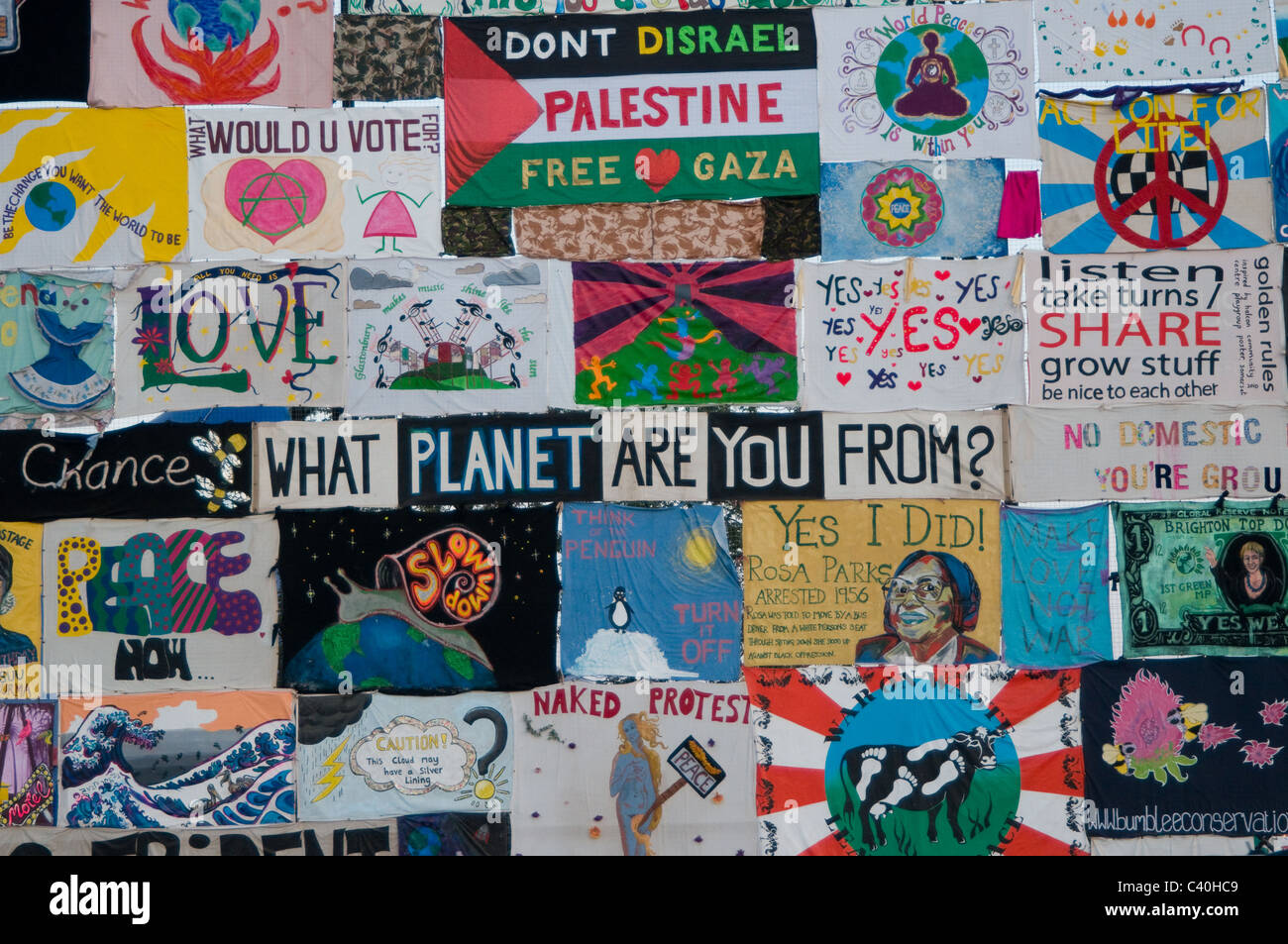 poster painting mural Stock Photo - Alamy