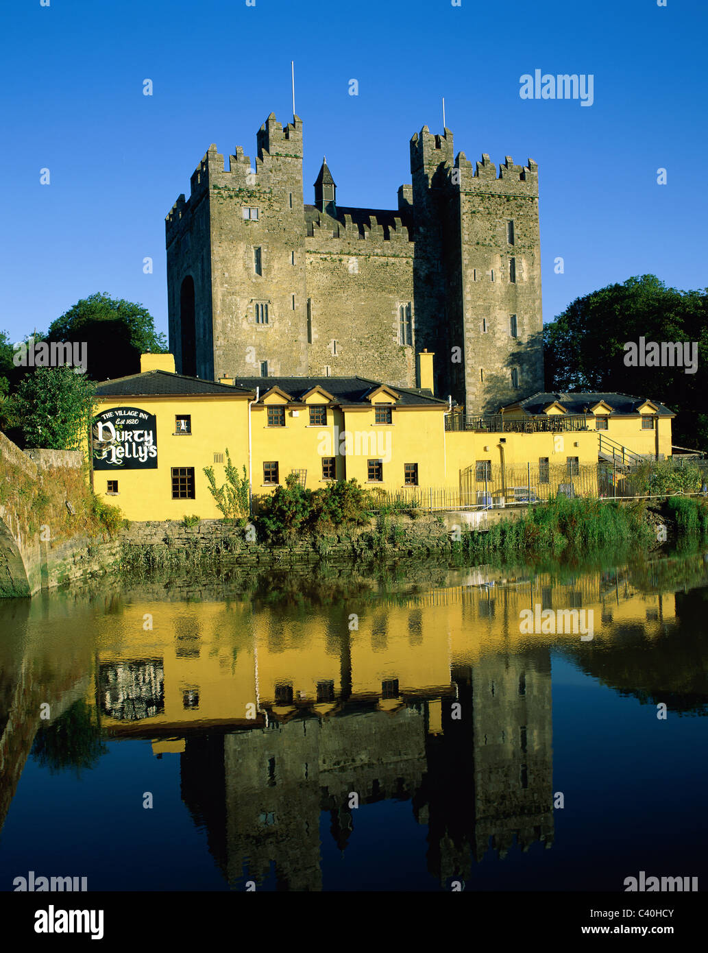 Bunratty, Castle, County clare, Fortress, Holiday, Ireland, Europe ...