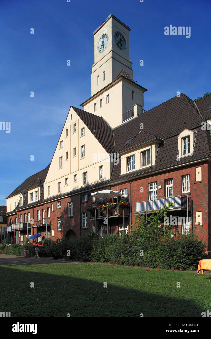 Industrial culture, working-class settlement, Huttenheim, Duisburg ...