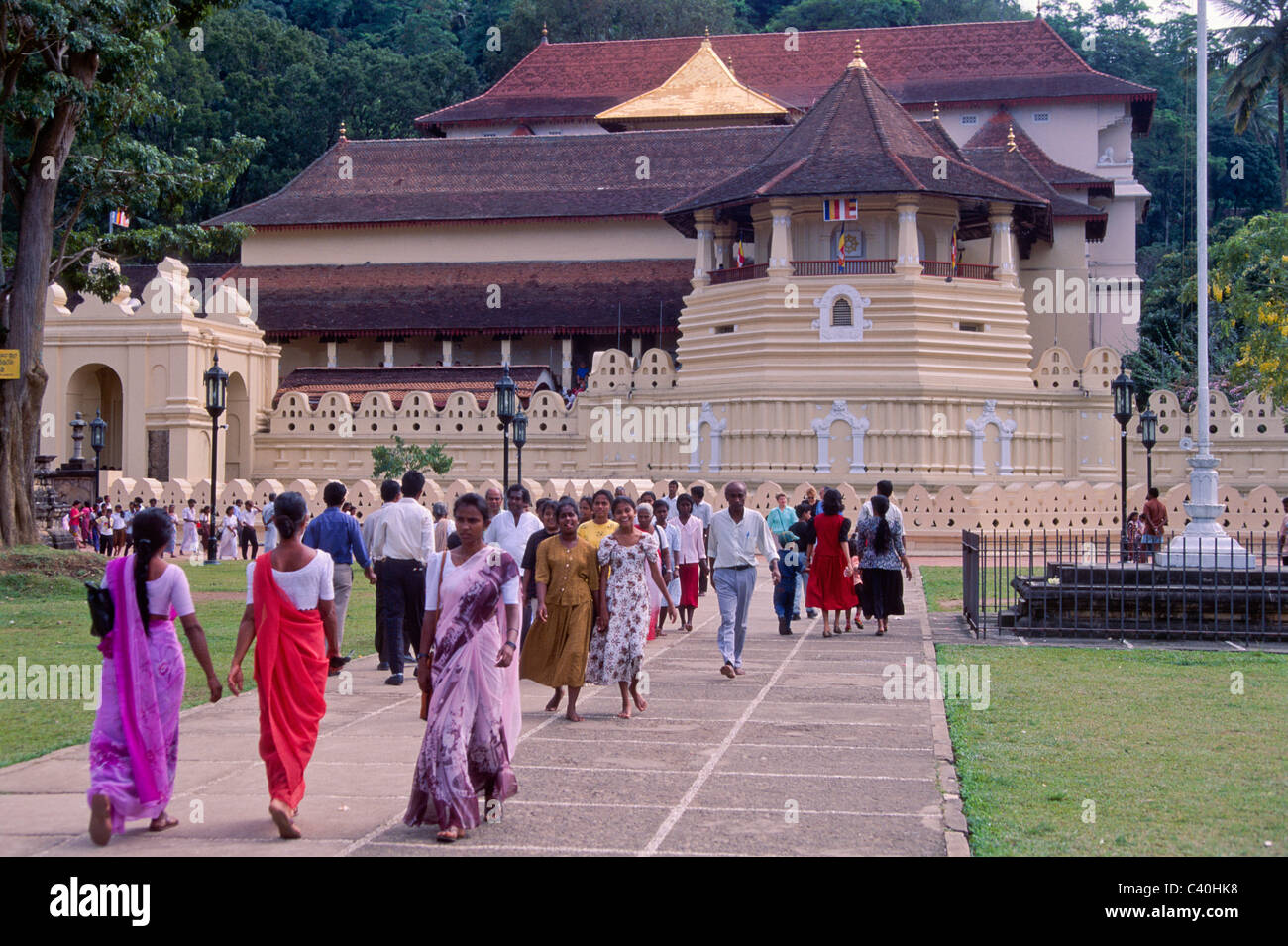 The Temple of the Tooth Kandy Stock Photo - Alamy