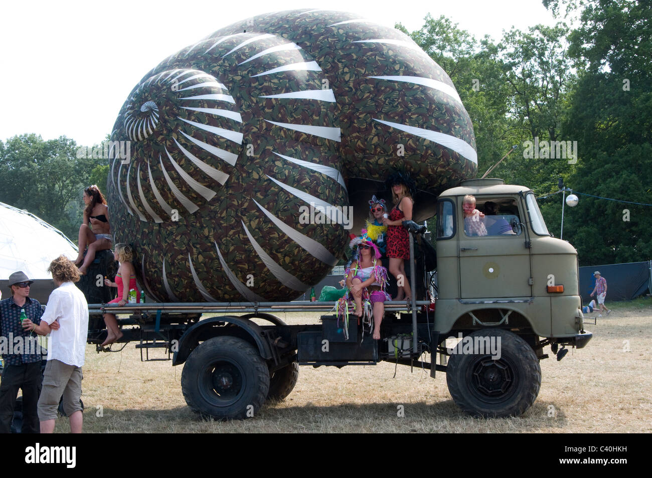 giant snail shell lorry Stock Photo - Alamy