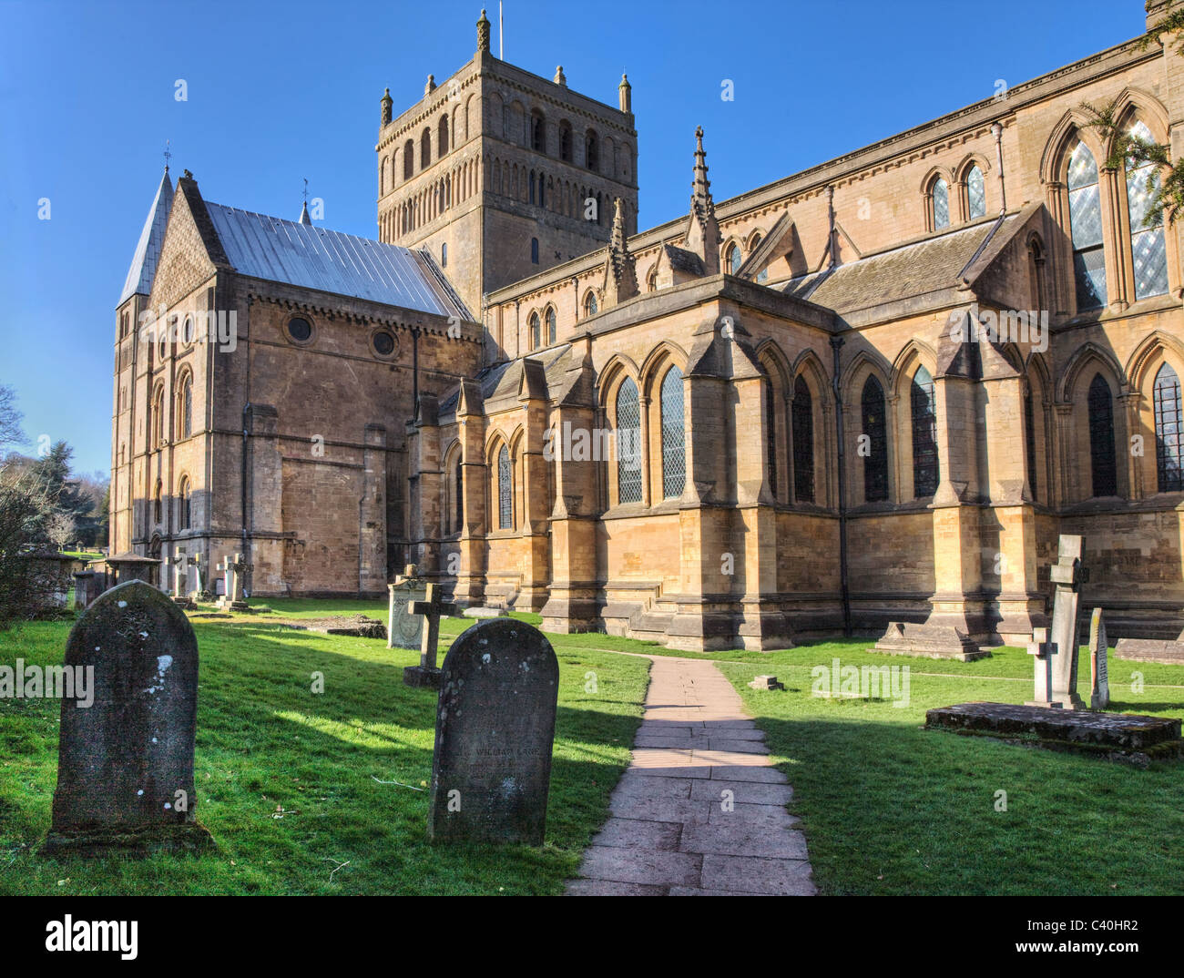 Southwell Minster in Nottinghamshire south aspect Stock Photo - Alamy