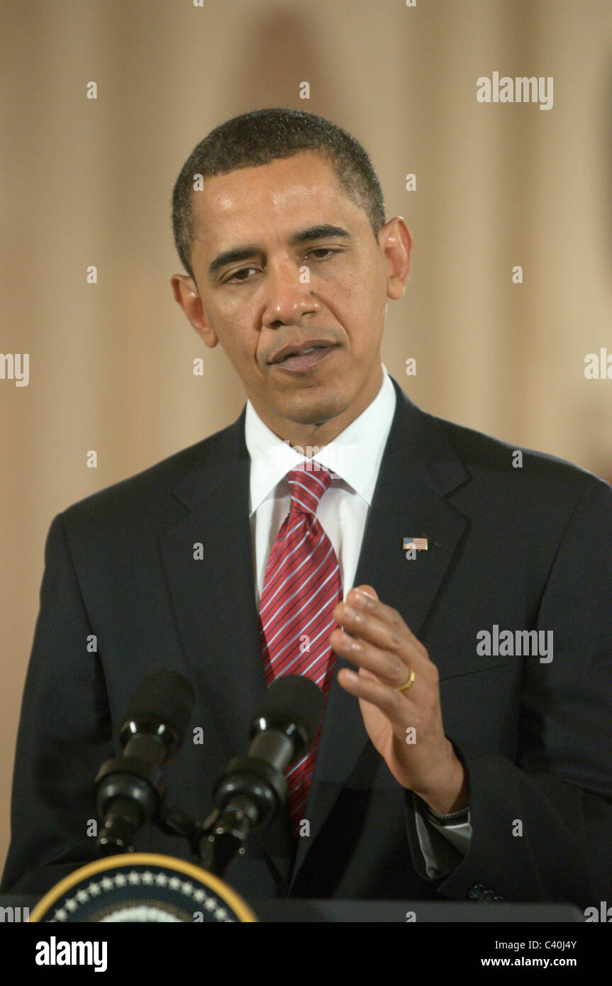 U.S. President Barack Obama participates in a joint press conference ...