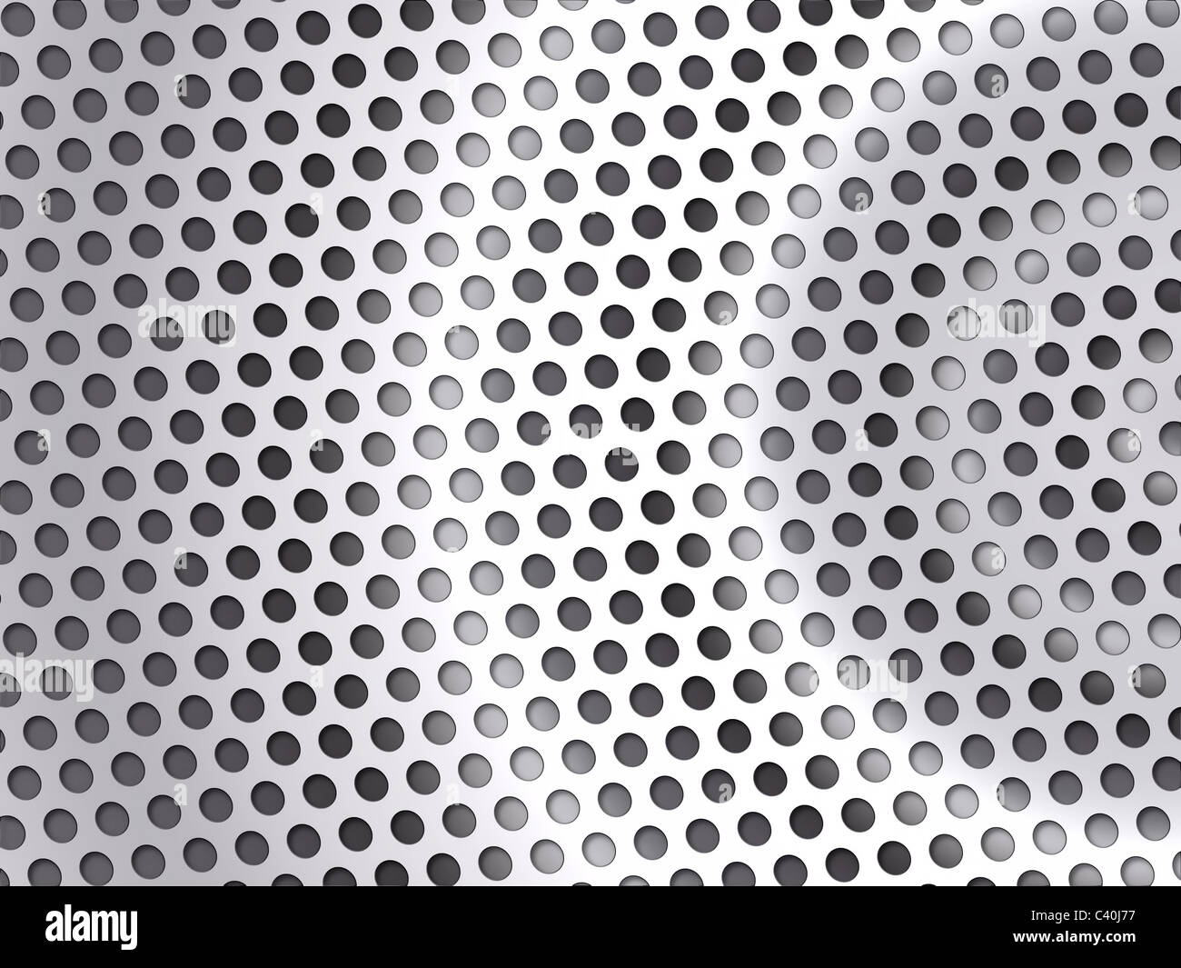 Perforated metal plate Stock Photo - Alamy
