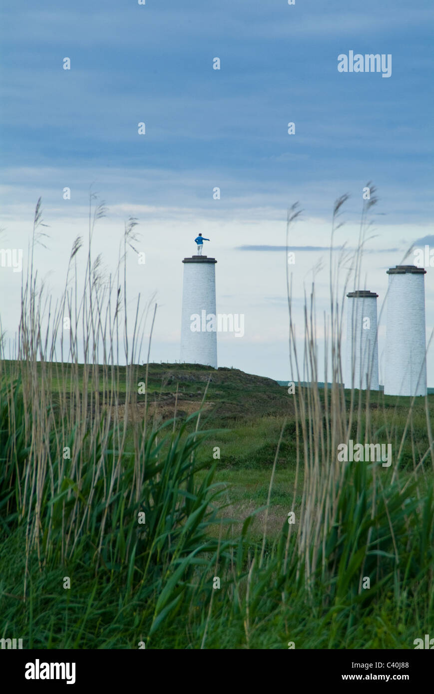 Metal Man Shipping Beacon tower Great Newtown Head Tramore County ...