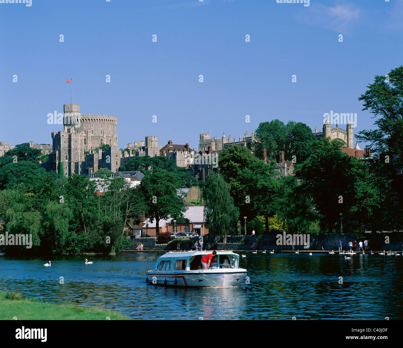 Boat, Castle, England, United Kingdom, Great Britain, Europe, Holiday ...