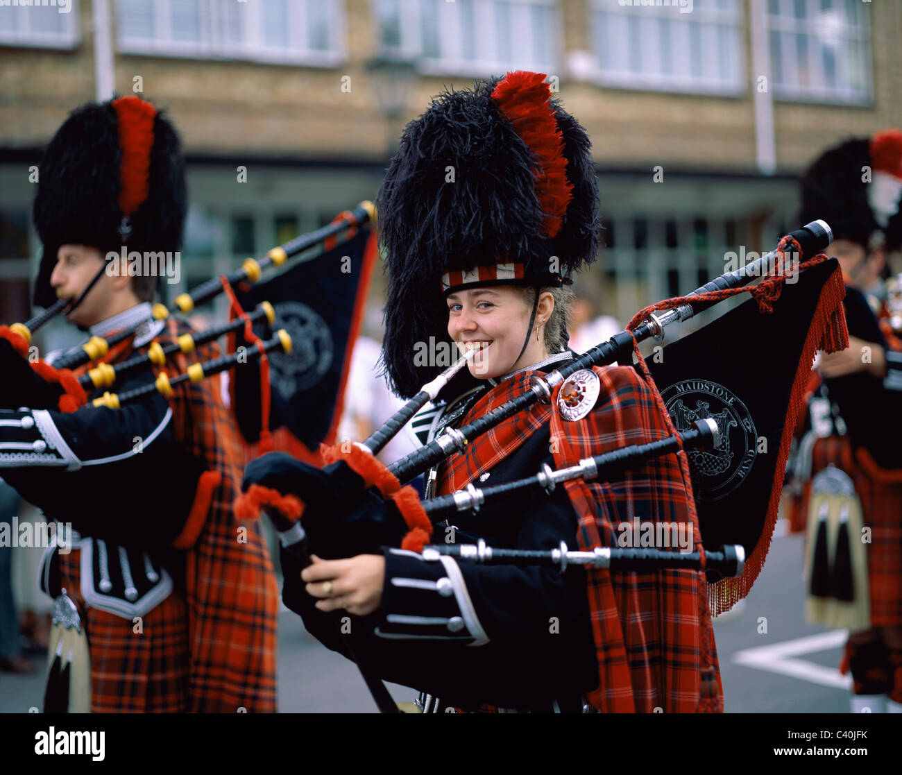 Bagpipers bagpipes hi-res stock photography and images - Alamy