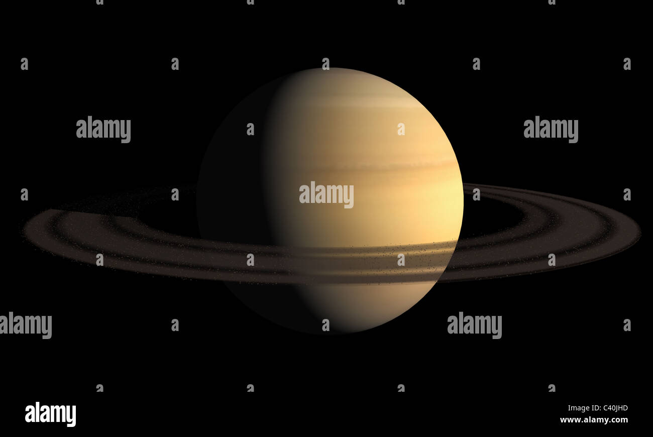 Planet with ring hi-res stock photography and images - Alamy