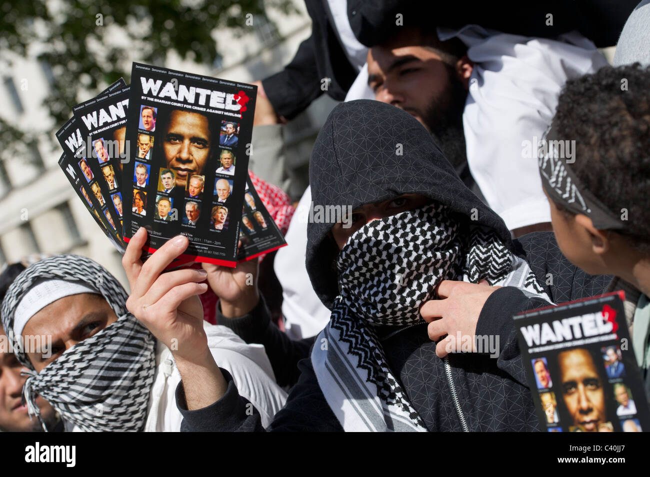 The shariah court for crimes against Muslims holds wanted posters for ...