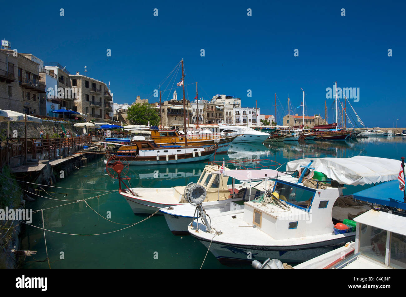 North Cyprus, Cyprus, Europe, harbour, port, Girne, Keryneia, boats ...