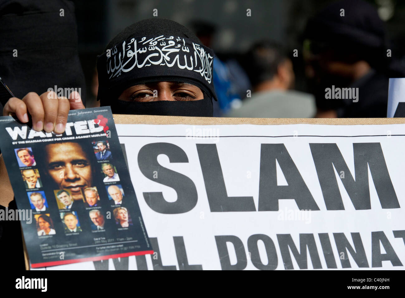 The shariah court for crimes against Muslims holds wanted posters for ...