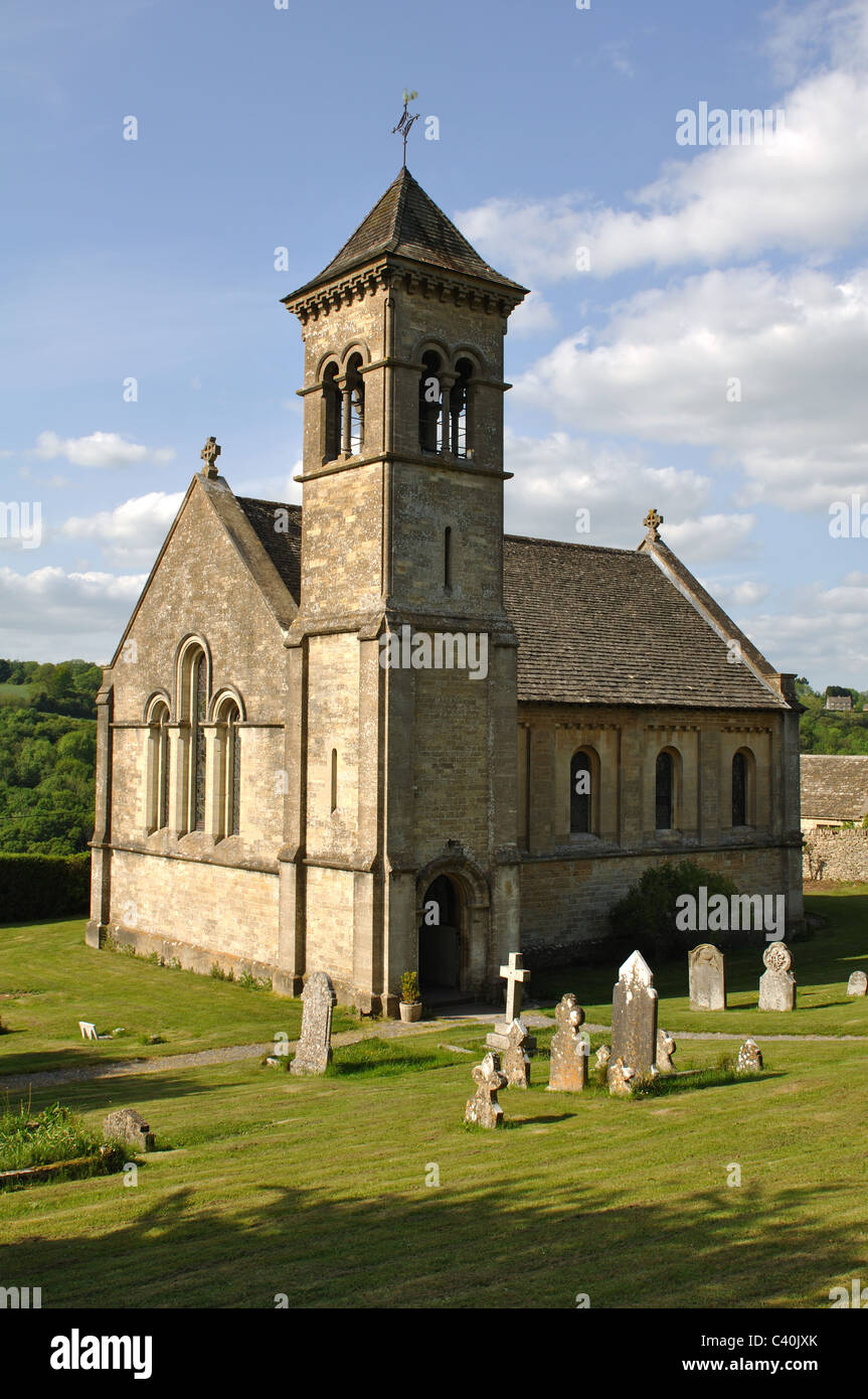 St. Luke`s Church, Frampton Mansell, Gloucestershire, England, UK Stock ...