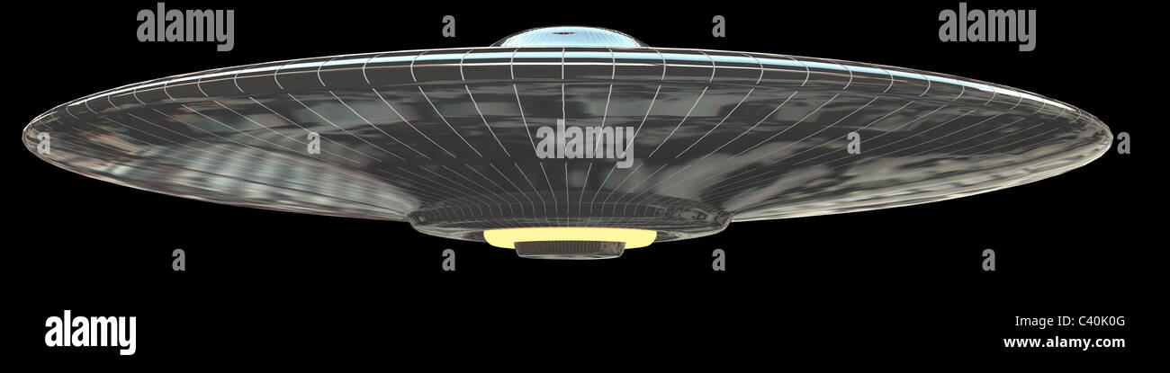 Ufo flying spaceship saucer hi-res stock photography and images - Alamy