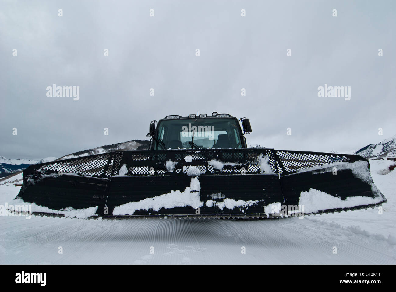 Prinoth BR 350 snowcat grooming machine Stock Photo - Alamy