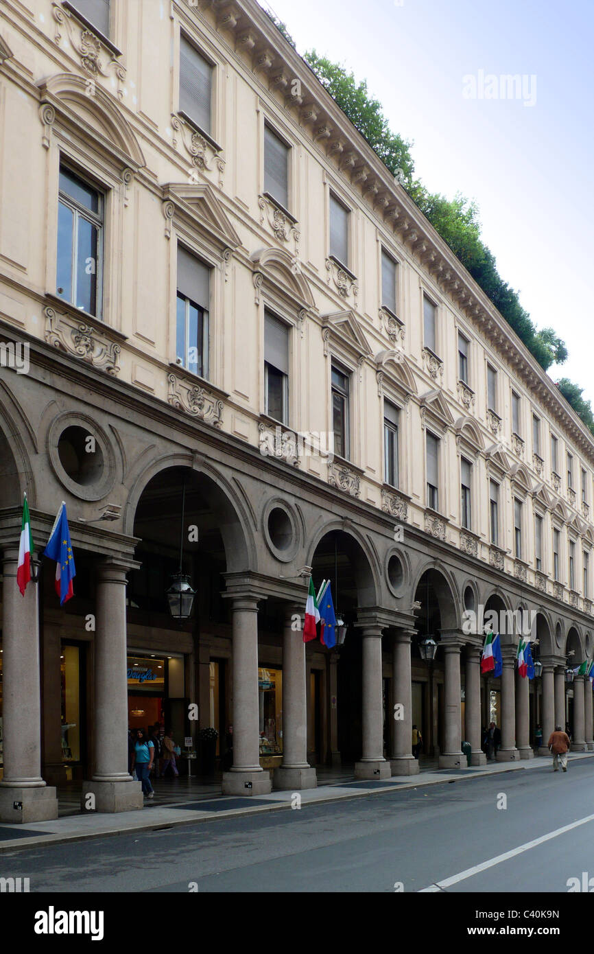 Via Roma, Turin, Italy Stock Photo - Alamy