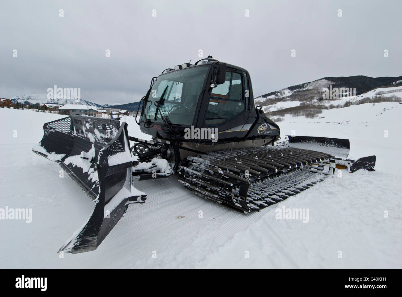 Prinoth BR 350 snowcat grooming machine Stock Photo - Alamy