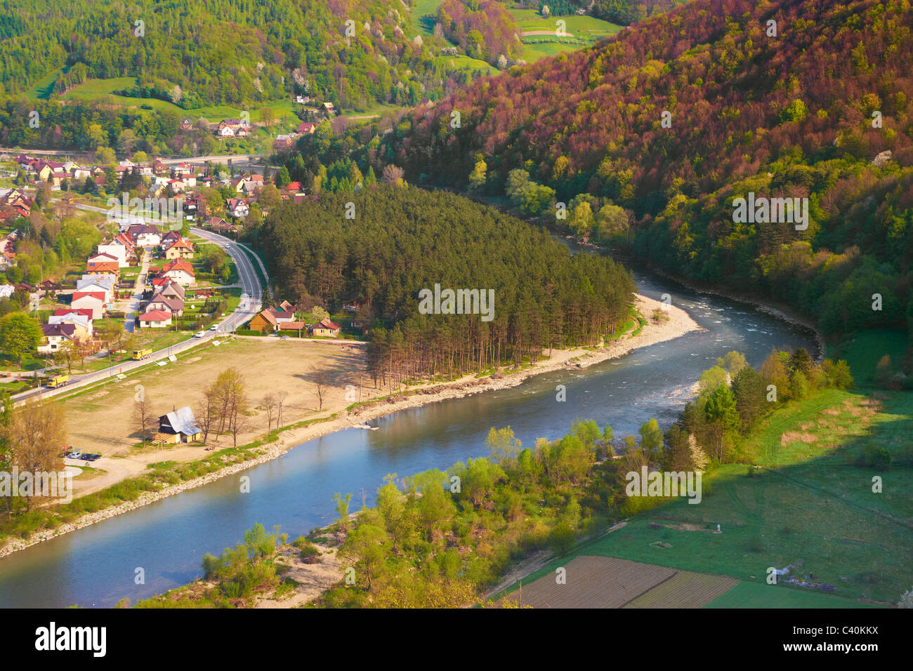 Rytro village, Beskid Sadecki Region, Poland Stock Photo - Alamy