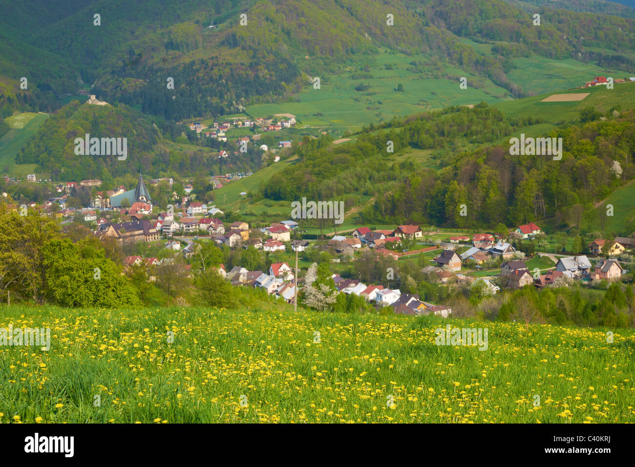 Rytro village, Beskid Sadecki Region, Poland Stock Photo - Alamy