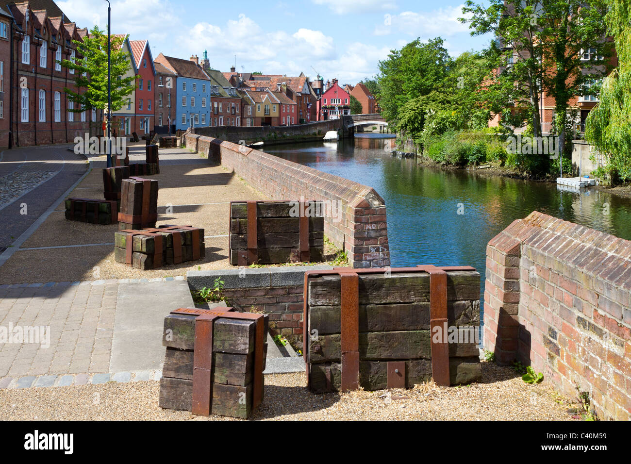 Quayside norwich waterway riverbank hi-res stock photography and images ...