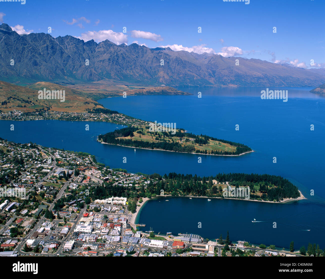 Aerial, Buildings, City, Crowded, Holiday, Jutting, Landmark, Mountains ...