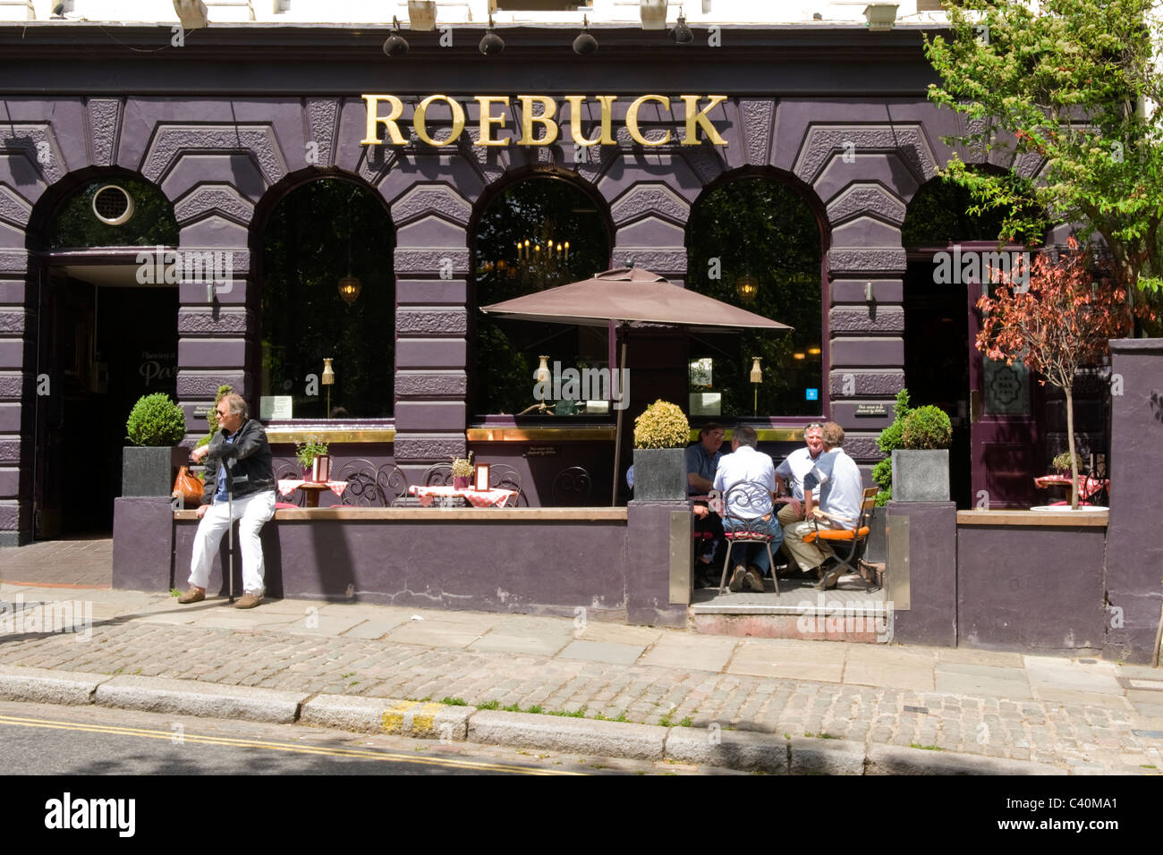 London , Hampstead Village , Pond Street , the open air or outside of ...