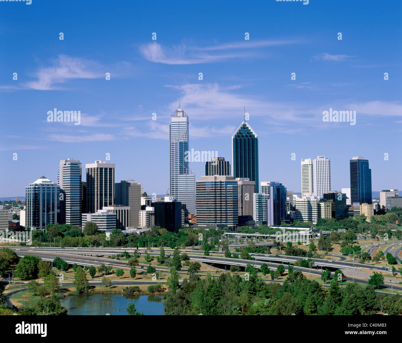 Australia, Buildings, City, Crowded, Downtown, Holiday, Landmark, Perth ...
