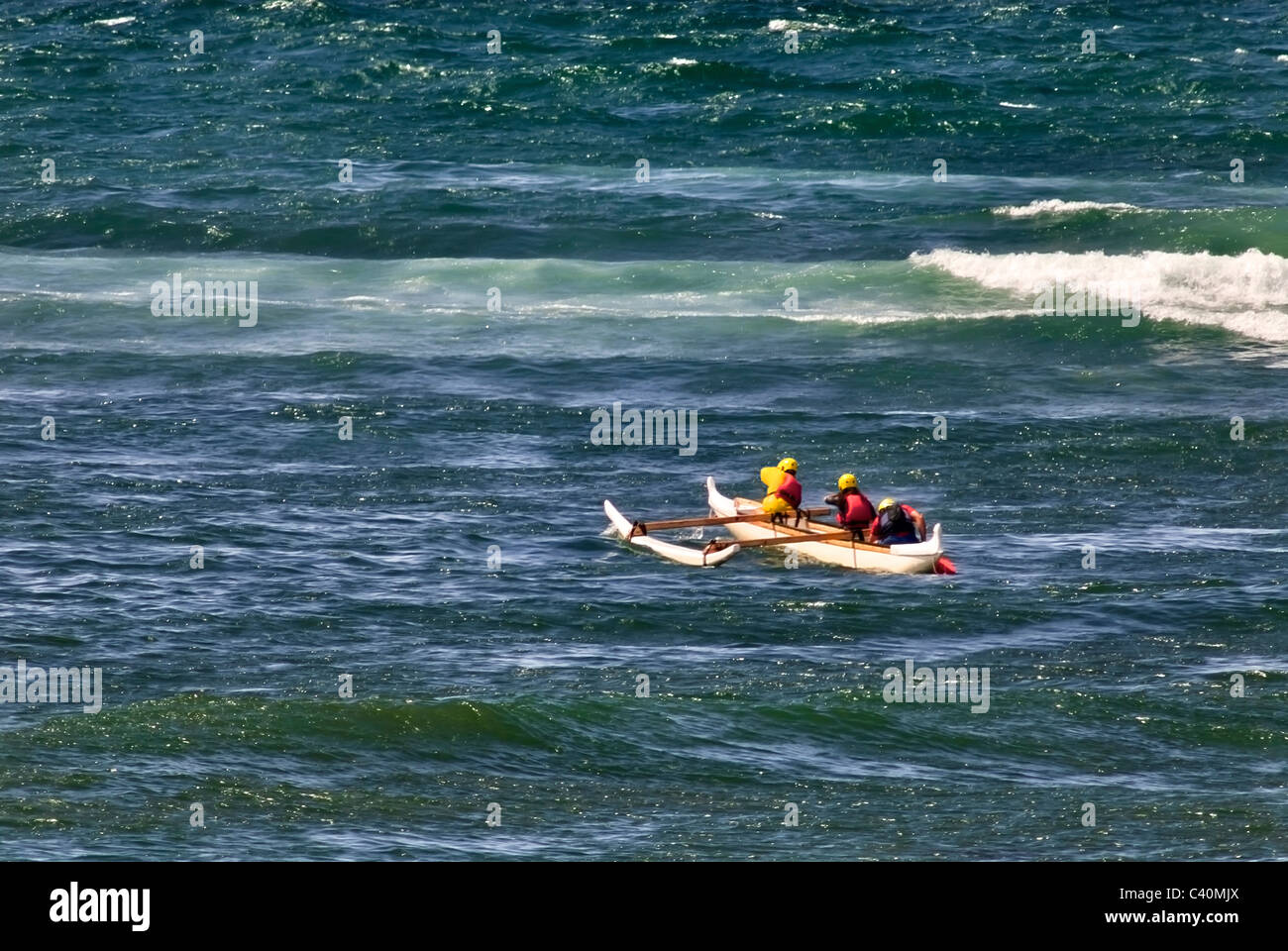 Surfing canoes hi-res stock photography and images - Alamy