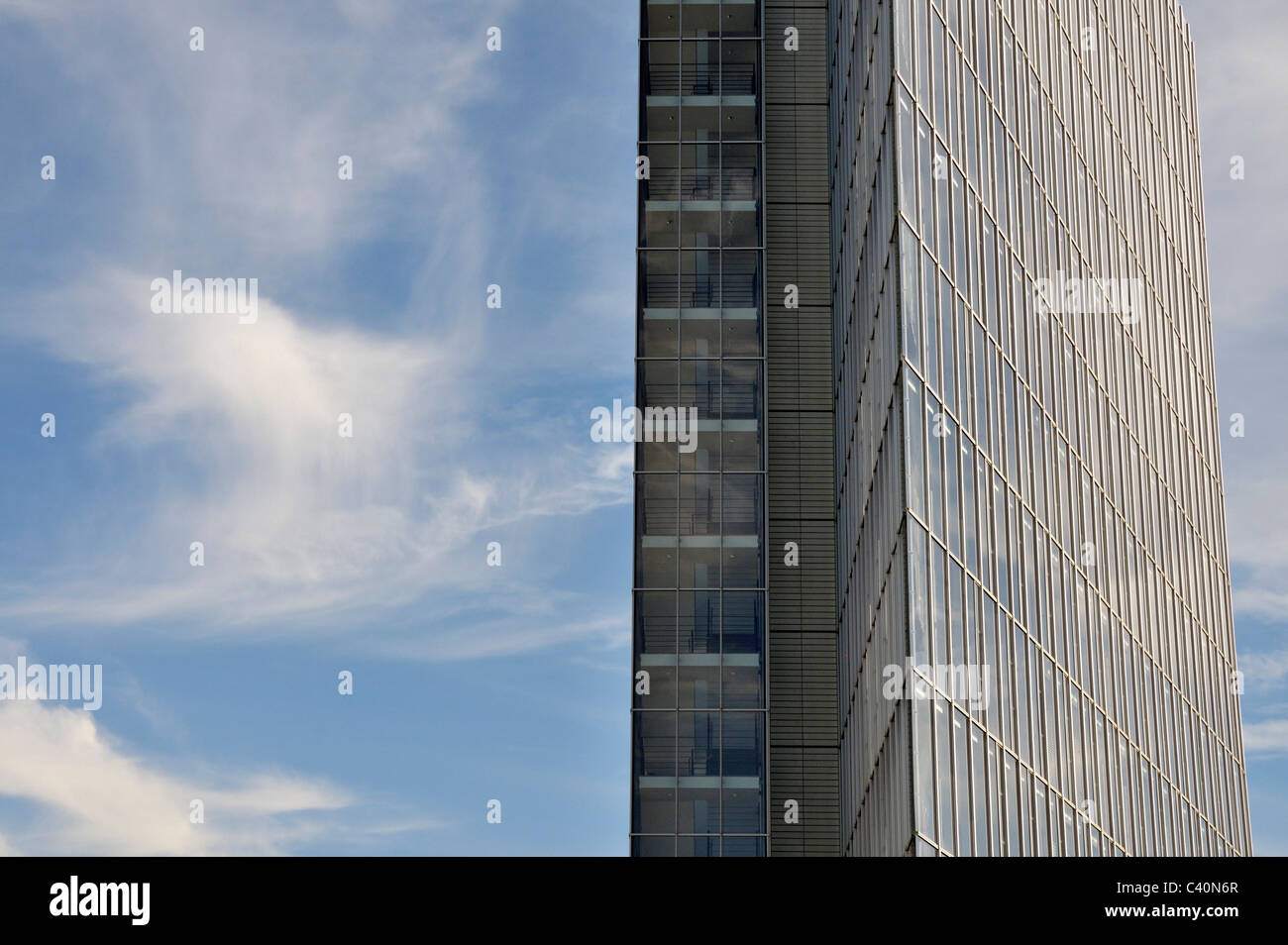 Architecture, bank, bank building, office building, block, Germany ...
