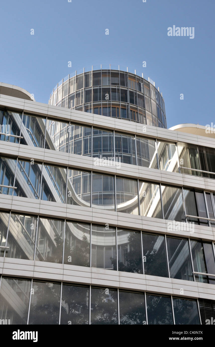 Architecture, bank, bank building, office building, block, Germany ...