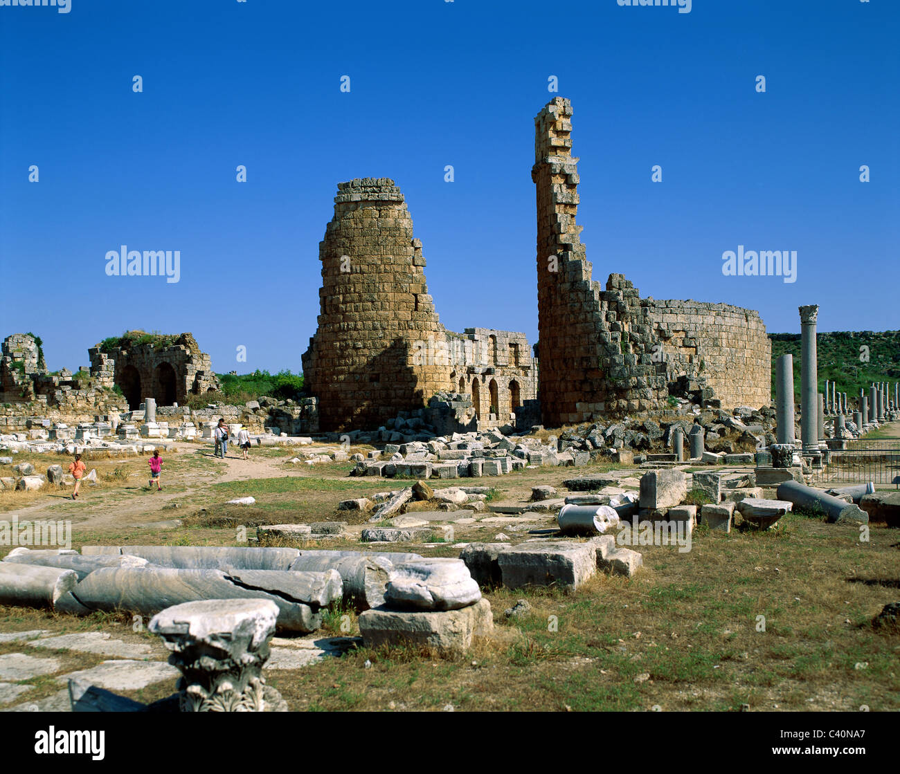 Antalya, Architecture, Holiday, Landmark, Perge, Roman, Ruins, Tourism ...
