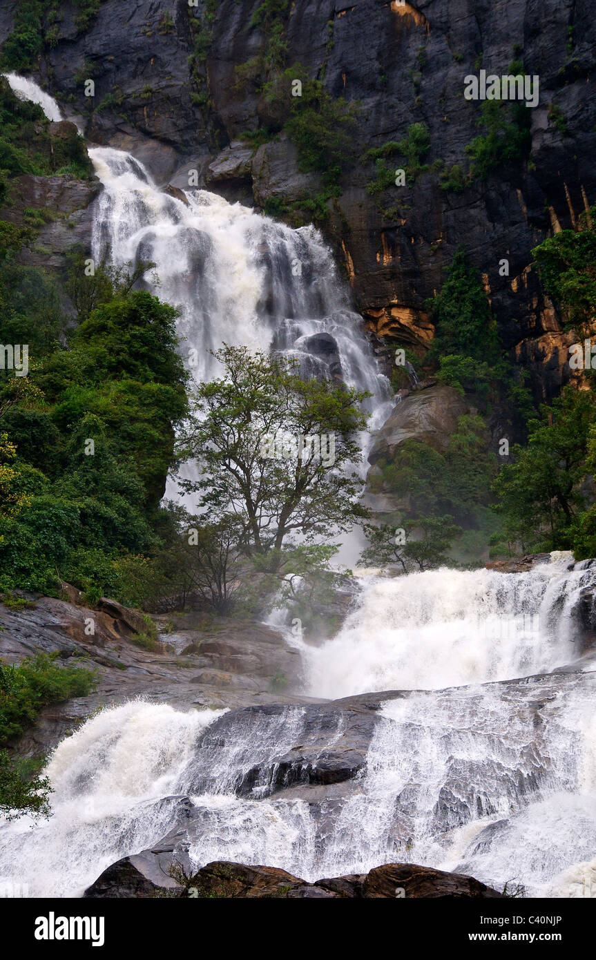 Rawana Ella Falls Southern Highlands Sri Lanka Stock Photo - Alamy