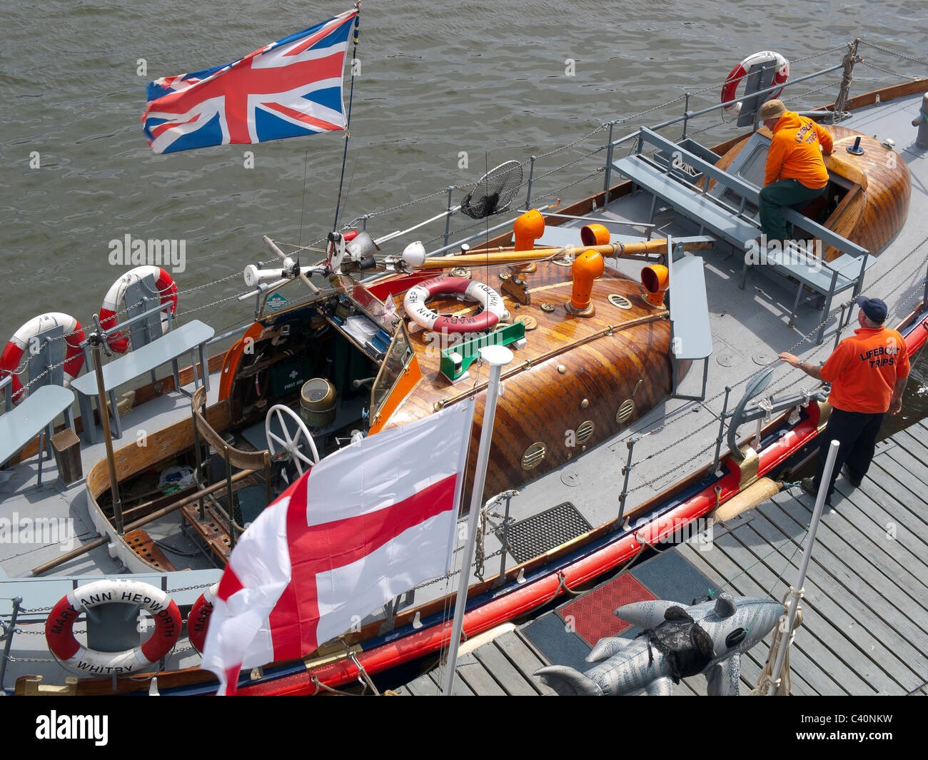 Historic lifeboat crew hi-res stock photography and images - Alamy