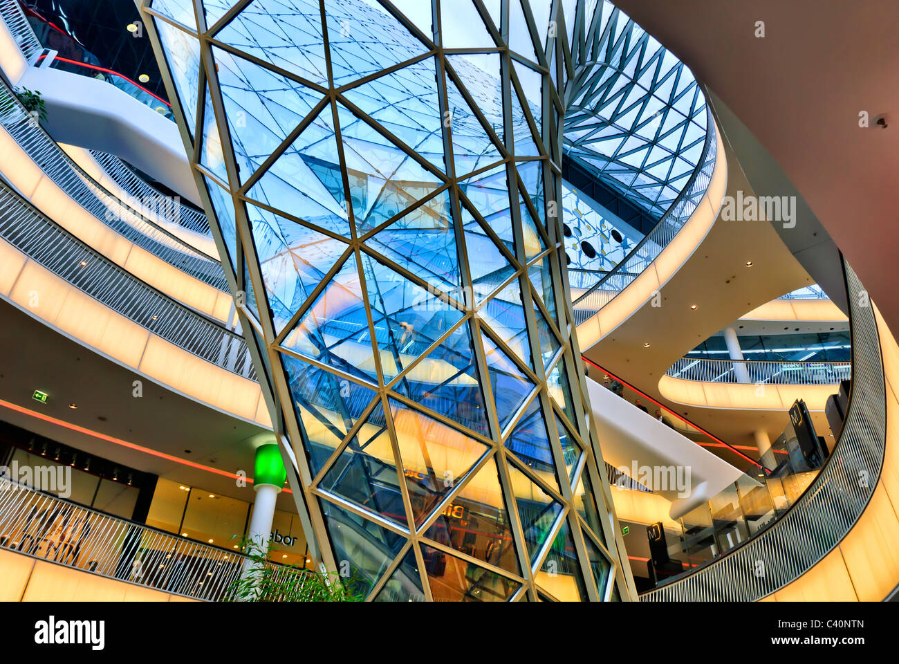 MyZeil shopping mall in Zeil Frankfurt town centre, Germany Stock Photo ...