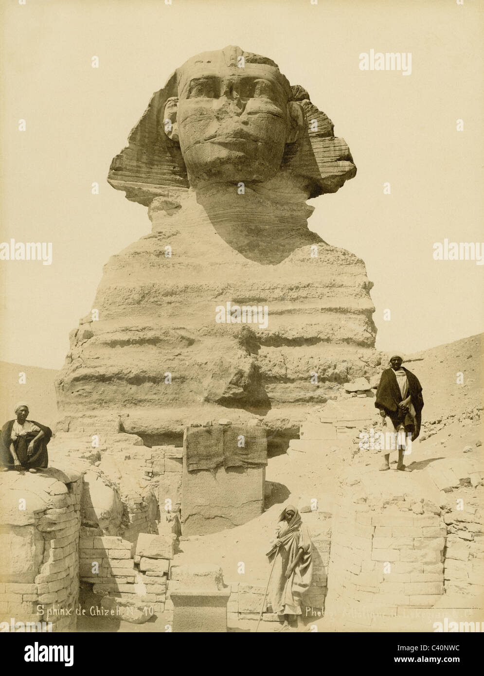 The sphinx giza old photo hi-res stock photography and images - Alamy