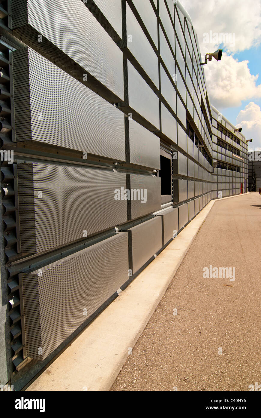 A noise abatement facility to minimize noise from post-maintenance ...