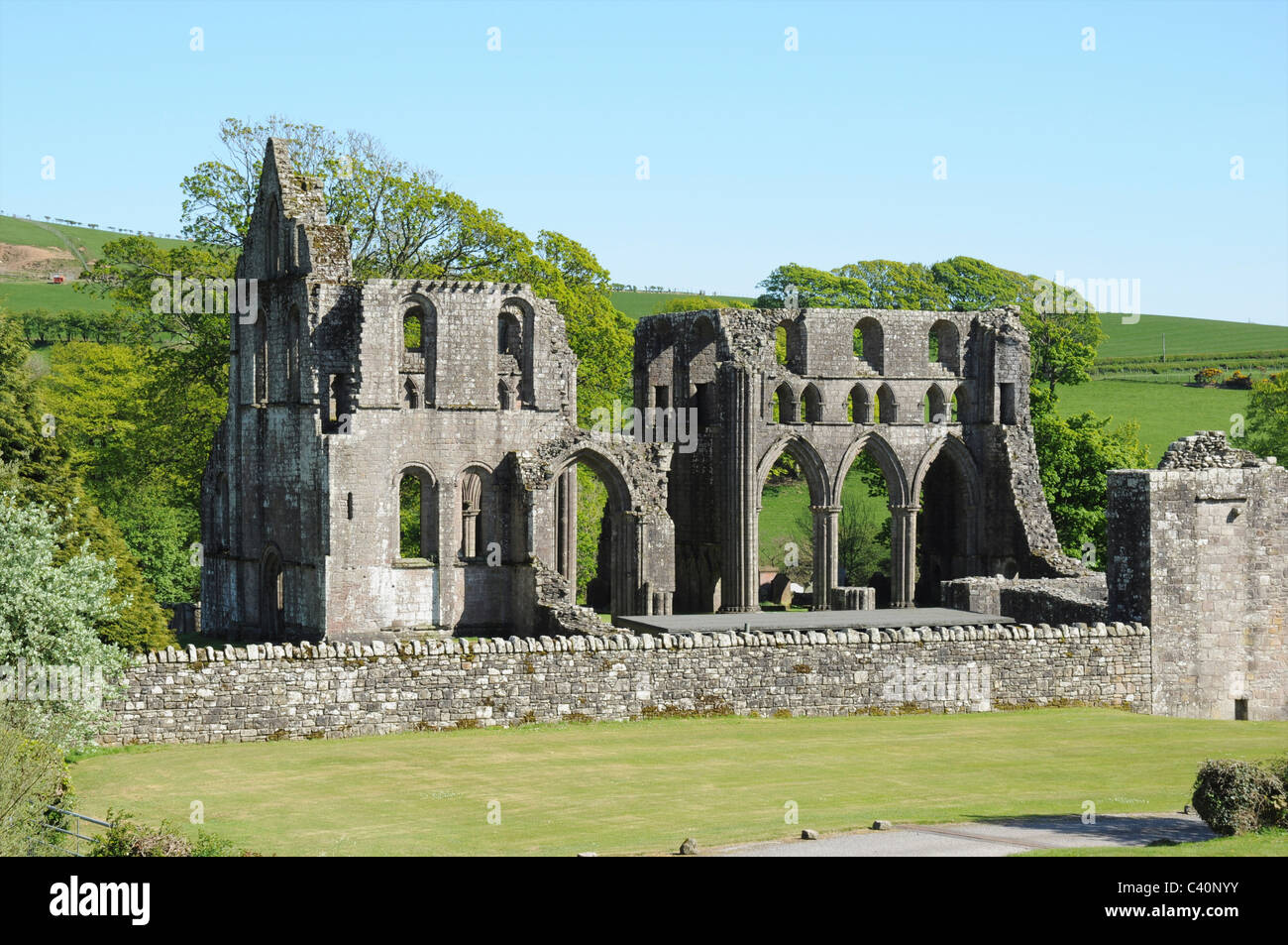 Dundrennan Abbey, near Kirkcudbright, Dumfries and Galloway, Scotland ...