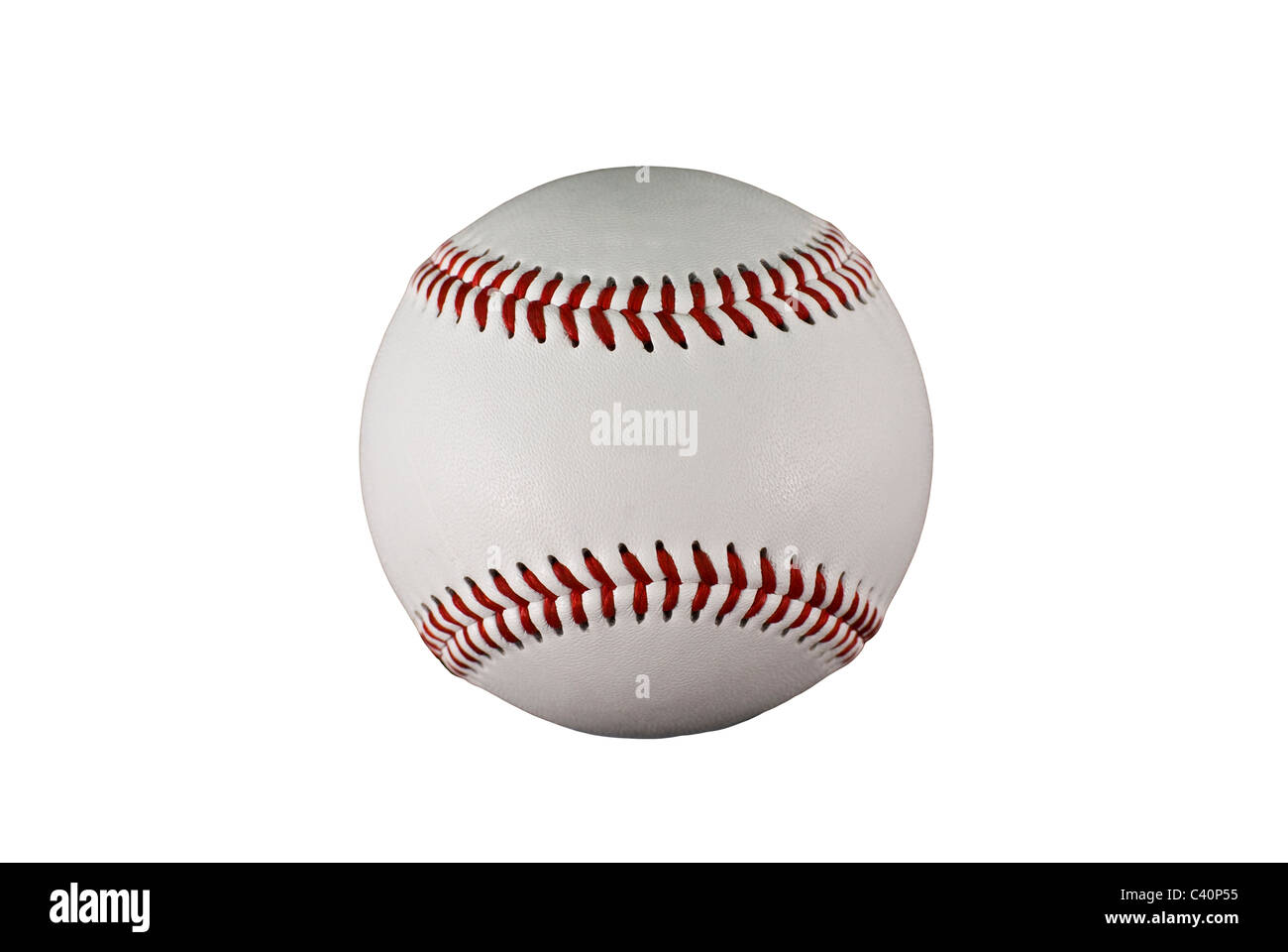 baseball on white background Stock Photo - Alamy