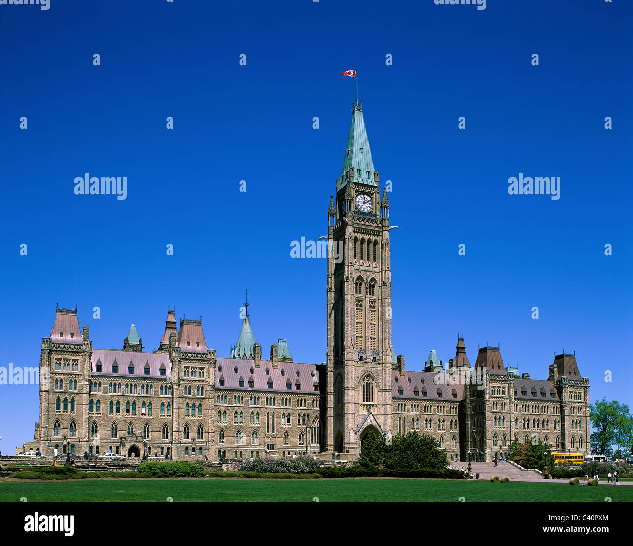Building, Canada, North America, Clock tower, Government, Holiday ...
