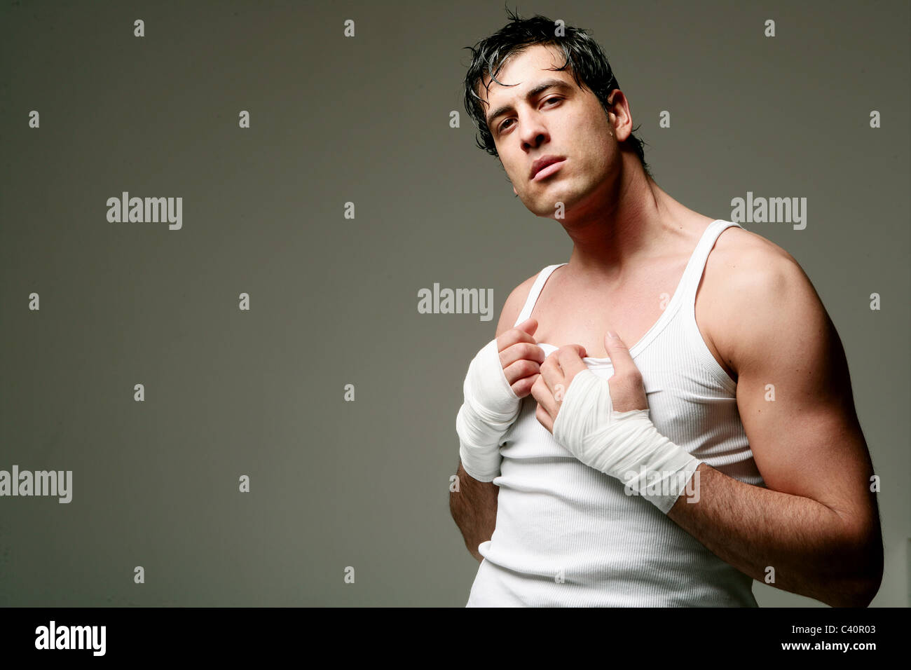 Sweating tank hi-res stock photography and images - Alamy