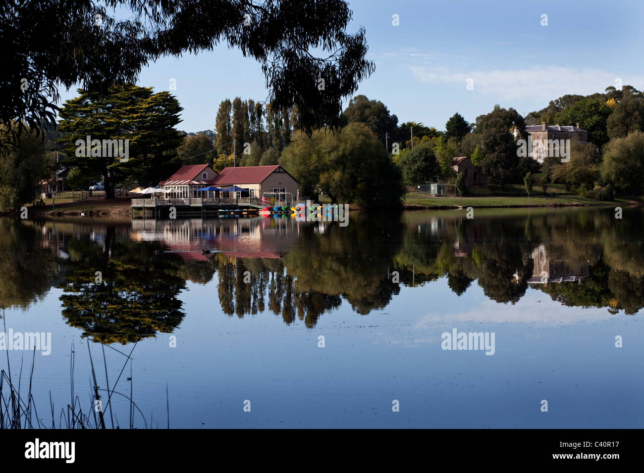 Lake at Daylesford, Victoria, Australia Stock Photo - Alamy