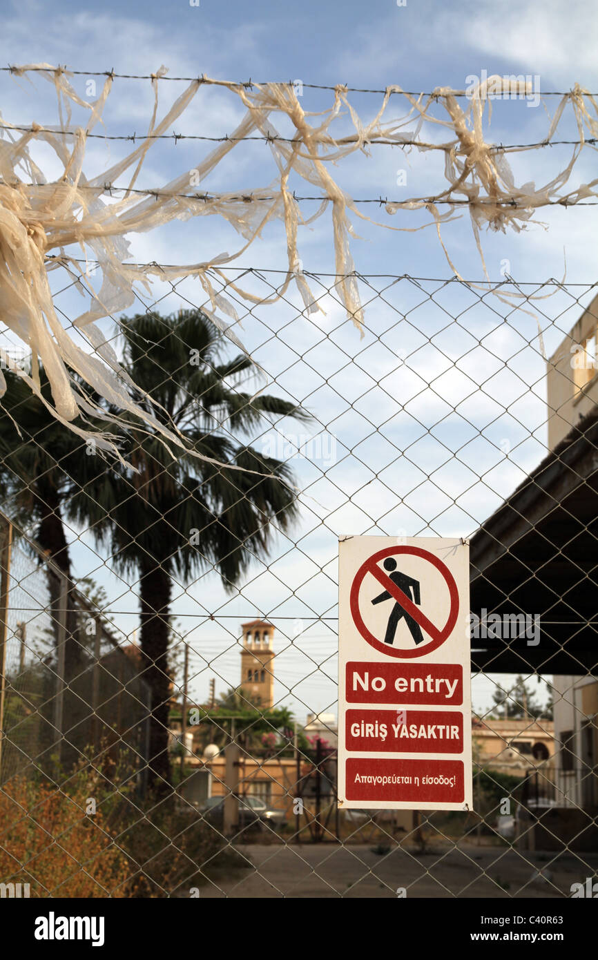 Cyprus. Varosha ghost town in Famagusta, Turkish occupied North Cyprus ...