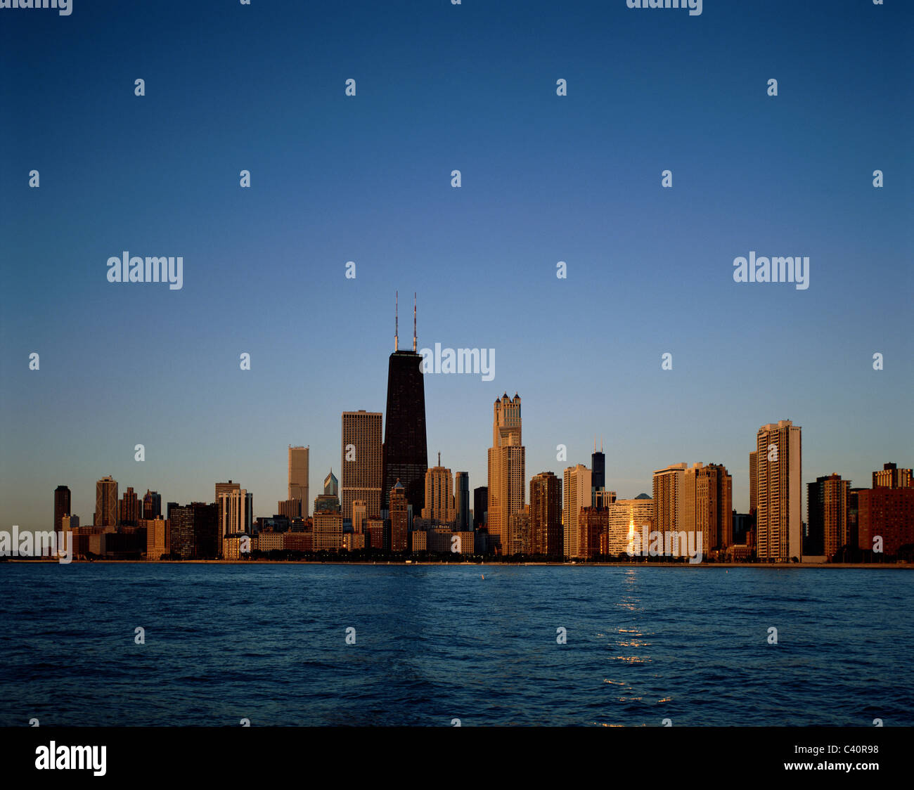 America, Blue, Buildings, Chicago, City, Holiday, Illinois, Landmark ...
