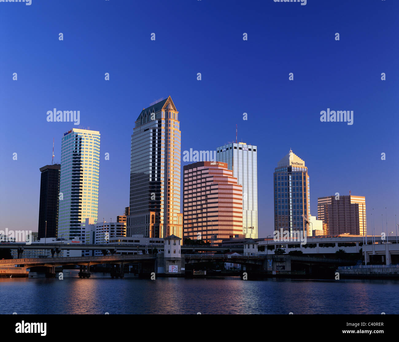 America, City, Florida, Holiday, Landmark, Skyline, Skyscrapers, Tampa ...